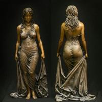 China Custom Life Size Latina Casting Bronze Brass Antique Lady Statue Sculpture For Sale for sale