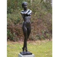 China Customized Garden Decor Life Size Metal Art Sexy Girl Statue Outdoor Bronze Naked Lady Sculpture For Sale for sale