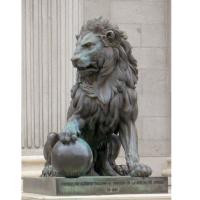 China Life Size Metal Copper Bronze Lion Statues Sculpture For Sale Brass Lion Statue Gold Lion Statues For Sale for sale