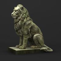 China Life Size Metal Copper Bronze Lion Statues Sculpture For Sale Brass Lion Statue Gold Lion Statues For Sale for sale