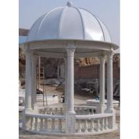 China Factory Hot Sale Sell Well New Type Garden Gazebo Marble Statues Outdoor Gazebo Fashion Decora Gazebos For Sale for sale