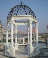 China House Decoration Large Marble Pavilion Gazebo in Western Style with Customized Colors for sale
