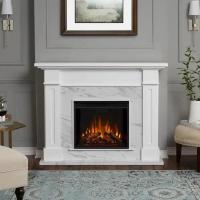 China Modern Design Italian Arabescato Marble Mantel Freestanding for Solid Stone Fireplace for sale