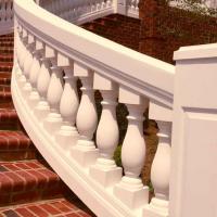 China Natural backlit translucent pink onyx sweet rose marble Stairs and Balusters Handrail railing stair railing baluster for sale for sale