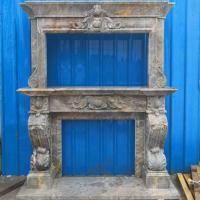 China Classical Marble Fireplace Stone Fireplace Indoor Decoration Marble Carved Marble Fireplace For Sale for sale