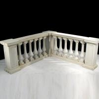 China Hand Carved Natural Stone Handrails and Balustrades Post Pillars in Customized Color for sale