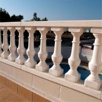 China Marble Sculpture Staircase Railing Balustrade Handrail with Decorative Carving Design for sale