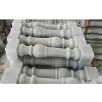 China Marble Balcony Balustrade Hand Carved Stone Sculpture for Outdoor House Yard Decoration for sale