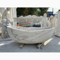 China Custom New designer manufacturers direct luxury bath freestanding marble glass steel bathroom 2 person hot tub for sale