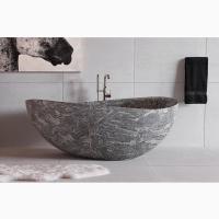 China Custom New designer manufacturers direct luxury bath freestanding marble glass steel bathroom 2 person hot tub for sale
