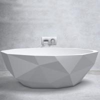 China 2024 Custom Marble Bathtub Calacatta Viola Natural Stone Bathroom Freestanding Bathtub for sale