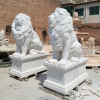 China marble animal pig sculpture stone carving sculpture price stone lion sculpture headstone For Outdoor Garden Decor for sale