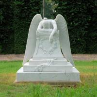 China Custom High Quality New Design Yellow Granite Marble Angel Statue Tombstone And Monument Prices For Sale for sale