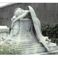 China Custom Outdoor Decor Cheap Price White marble baby angel statue Tombstone for graves with engraving for sale
