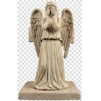 China Marble Sculpture Angel Engraving Baby Statue Cemetery Tombstone Headstone Monument for sale