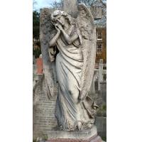 China Marble Weeping Heart Angels Monuments Headstone Memorial Tombstone for Modern Design for sale