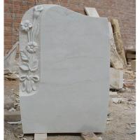 China Grave Marble a cemetery marble angel statues tombstone Can lettering Marble angel statue For Sale for sale