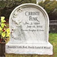 China Hand Carved Cemetery Natural Stone Tombstone and Headstone Weeping Angel Marble Bench for Sale for sale