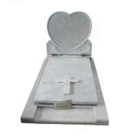 China custom White marble italian tombstone marble engraving tombstone marble tombstone monument for sale for sale
