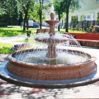 China Custom Outdoor Ideas Marble/Granite Antique Hand Carving Figure Statues Water Fountain for sale