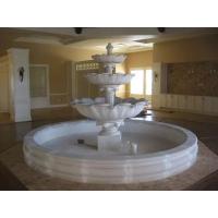 China Outdoor Garden Decoration Marble Fountain in Customized Size with Hand Carved Technique for sale