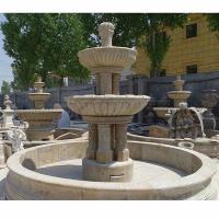 China Marble/Granite 3 Tier Water Fountain in Customized Color for Outdoor Garden Decoration for sale