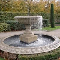 China Custom Large Outdoor Garden Stone Marble Water Fountain with Modern Design and Carvings for sale