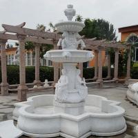 China Large Hand Carved Granite Pineapple Stone Water Fountain for Customized Garden Design for sale