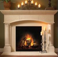 China Indoor Decor Bespoke White Carrara Micro Marble Fireplace Surrounds from Top Chinese for sale
