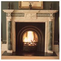 China Indoor Decor Bespoke White Carrara Micro Marble Fireplace Surrounds from Top Chinese for sale