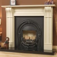 China Indoor Decor Bespoke White Carrara Micro Marble Fireplace Surrounds from Top Chinese for sale