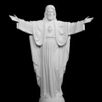 China Custom Life Size Religious Figure Stone Jesus Sculpture Marble Jesus Statue For Church Decoration for sale