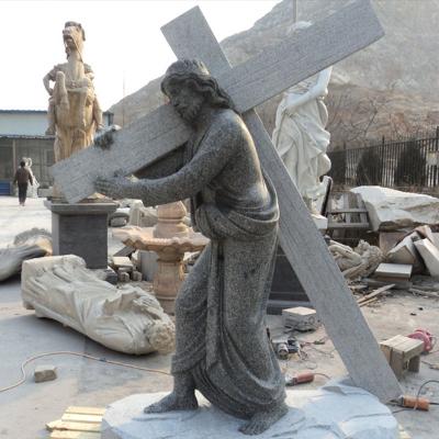 China Custom Life Size Marble Statue of St. Joseph for Religious Church Decoration in White for sale