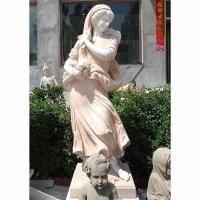 China Custom Sculpture Factory Manufacture Natural Marble Statues Four Seasons Goddess Statue In Stock for sale