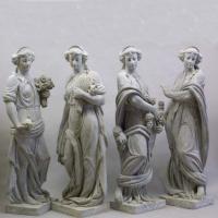 China Outdoor Life Size Marble/Granite Season Goddess Statues Stone Lady Sculpture In Marble for sale