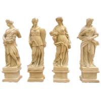 China Customizable White Natural Marble Statue of Goddess David Zeus of Western Characters for sale