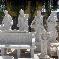 China Hot Sale Garden Decorative Ancient Greek Goddess Stone Sculpture Life Size Four Seasons Marble Statues for sale