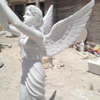 China Marble Angel Statue Monument for Outdoor Decor Customized Suppliers of Marble/Granite for sale