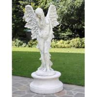 China Outdoor Marble Couple Angel Statue Stone Cupid and Psyche Love Sculpture For Sale for sale