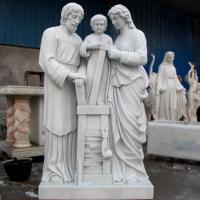 China Marble Sculpture Custom Life Size Outdoor Virgin Mary Statue for Religious Decoration for sale