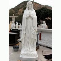 China Life Size Mary Marble Statue Of The Virgin Mary Maria Sculpture for sale