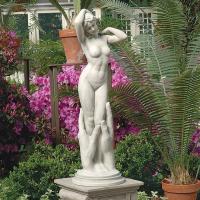 China Custom white marble sexy lady sculpture hand-carved garden decoration life size figure stone sculpture for sale