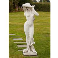 China Marble nude female statue Hand Carved Stone Nude Woman Posing Marble Statue Sculptures Garden Outdoor For Sale for sale