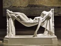 China Famous design sexy nude woman marble beauty nude lady statues for Home Decoration for sale