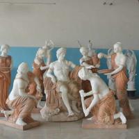 China Stone Garden Life Size Apollo Statue Figure Outdoor Decorative Ancient Greek Marble Apollo Bath Sculptures for sale