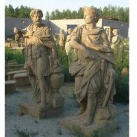 China Customized Color Life Size Antique Marble Roman Soldier Sculpture Greek Warrior Statue for sale