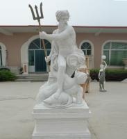 China Customized Color Life Size Antique Marble Roman Soldier Sculpture Greek Warrior Statue for sale