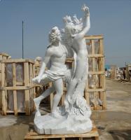 China Customized Color Life Size Antique Marble Roman Soldier Sculpture Greek Warrior Statue for sale
