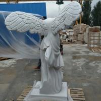 China Outdoor Indoor Decor Garden stone crafts Hand Carved Natural White Marble Statue customized life size marble figure sculpture for sale