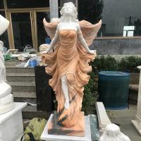China Outdoor Indoor Decor Garden stone crafts Hand Carved Natural White Marble Statue customized life size marble figure sculpture for sale